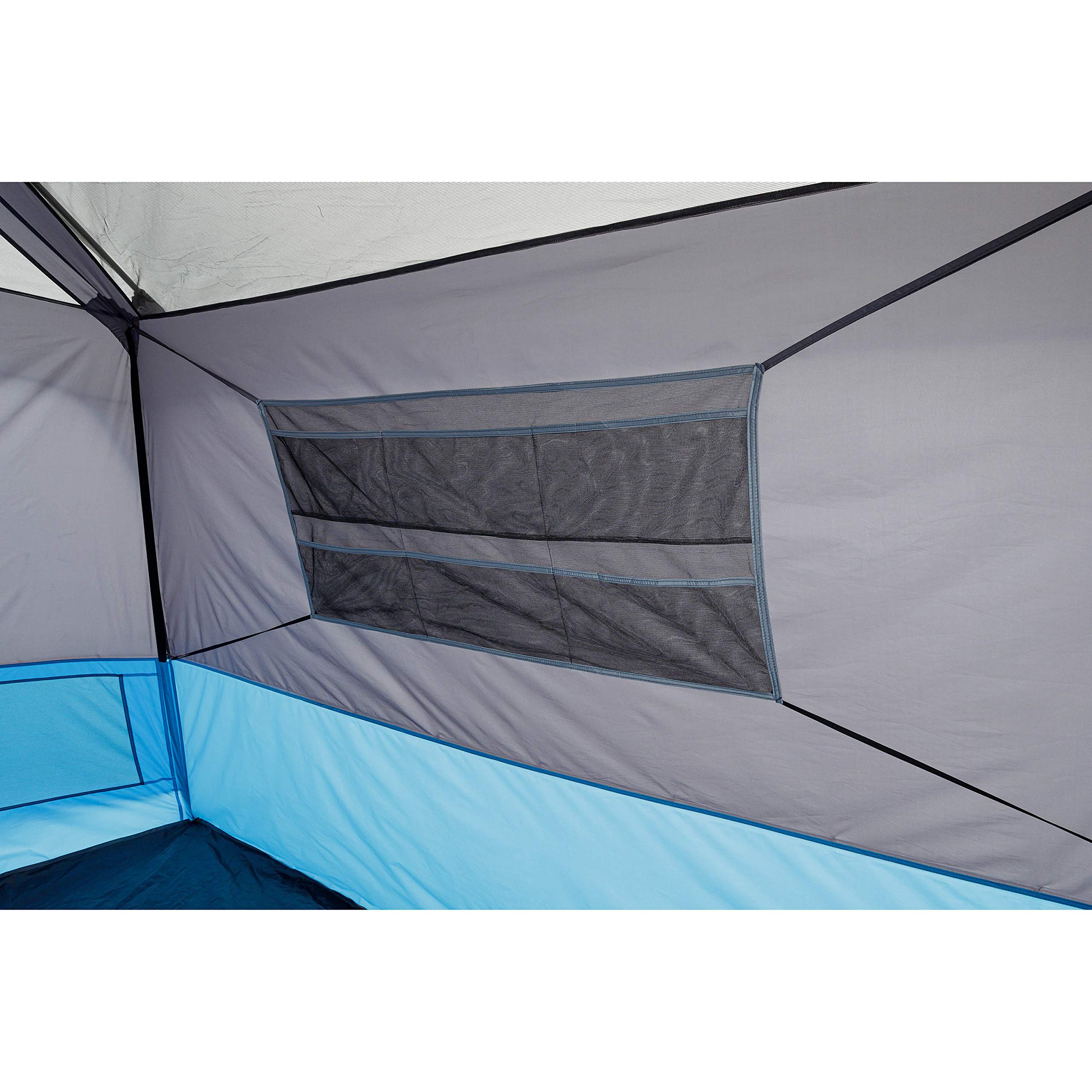CORE 9 Person Instant Cabin Tent with LED Lights | Lighted Pop Up Camping Tent with Easy 2 Minute Camp Setup | Portable Large Family Cabin Multi Room Tents for Camping