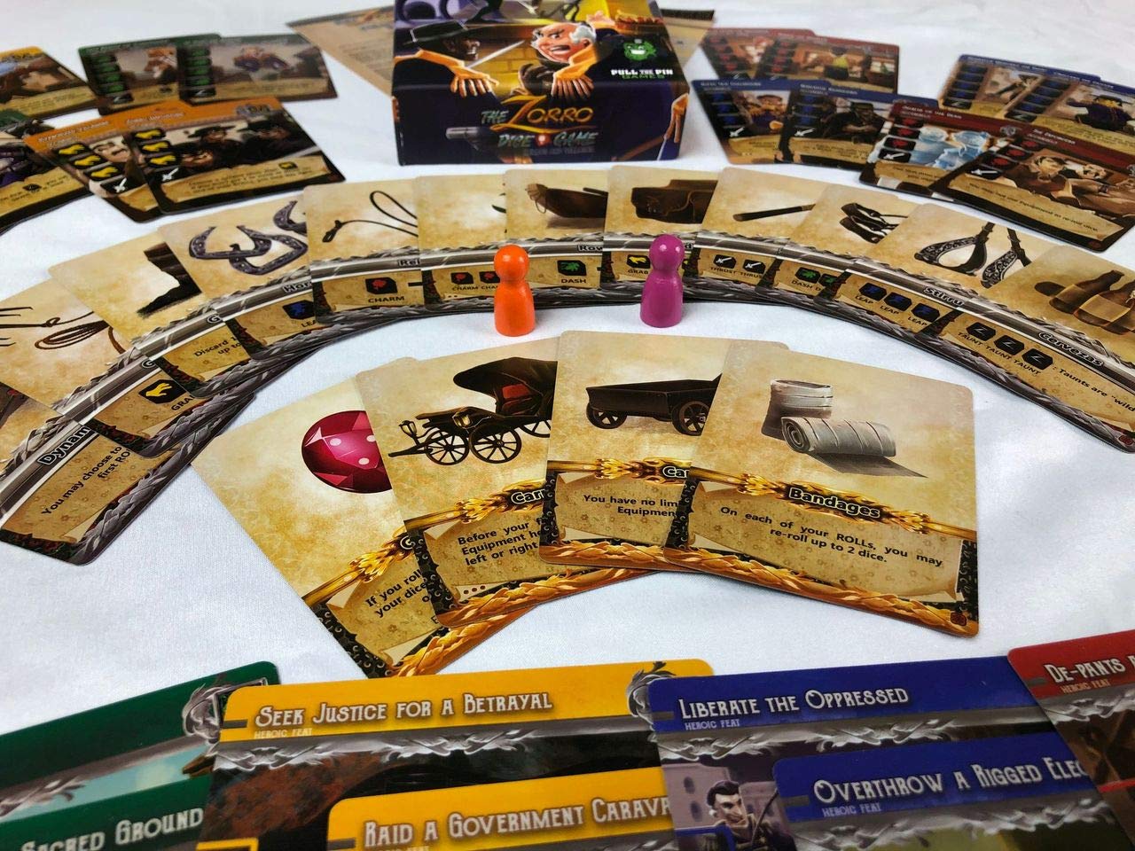 Pull the Pin Games The Zorro Dice Game