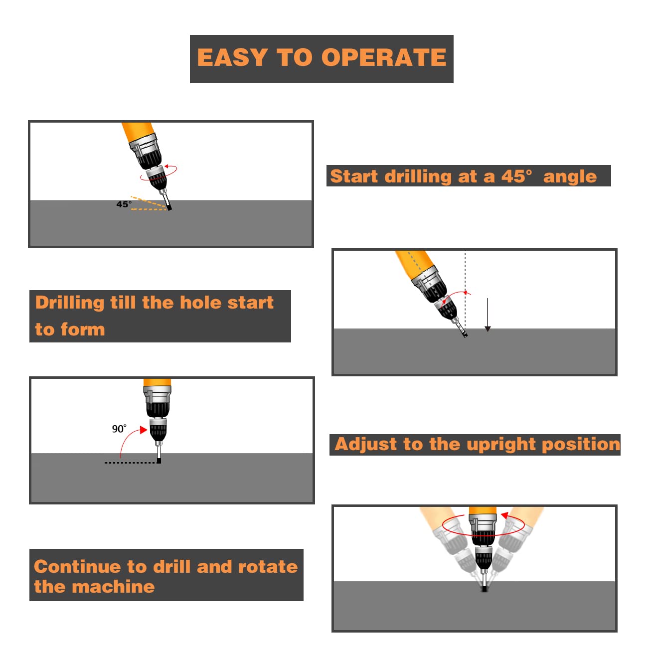 Dry Tile Diamond Drill Bits Set,BeQell 2pcs 1 Inch (25mm) Vacuum Brazed Tile Hole Saw Core Drill Bit Kit with Triangle Shank for Porcelain Tile Ceramic Stone Granite Marble Masonry Brick Cutting