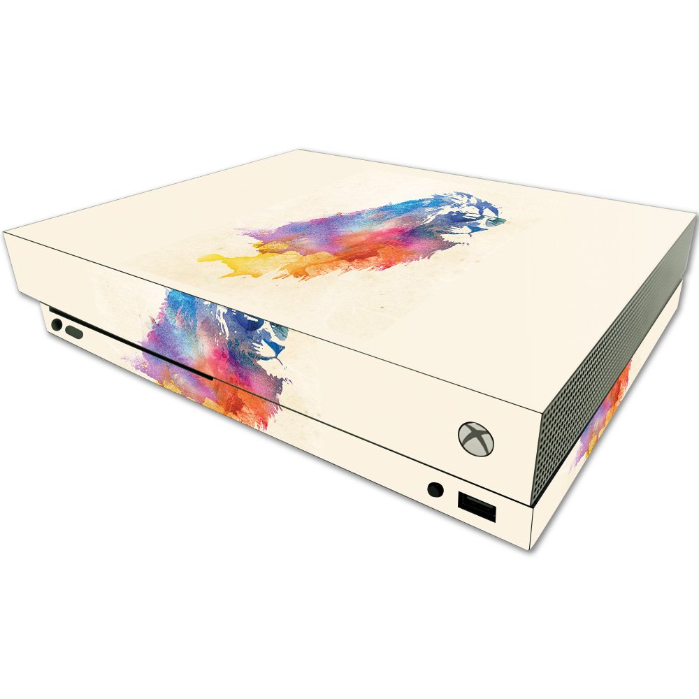 MightySkins Skin Compatible with Microsoft One X Console Only - Sunny Lion | Protective, Durable, and Unique Vinyl Decal wrap Cover | Easy to Apply, Remove, and Change Styles | Made in The USA