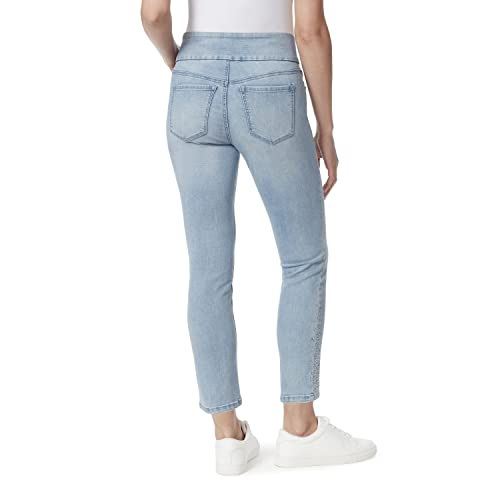 Gloria Vanderbilt Women's Amanda Pull On High Rise Ankle, SALTMARSH