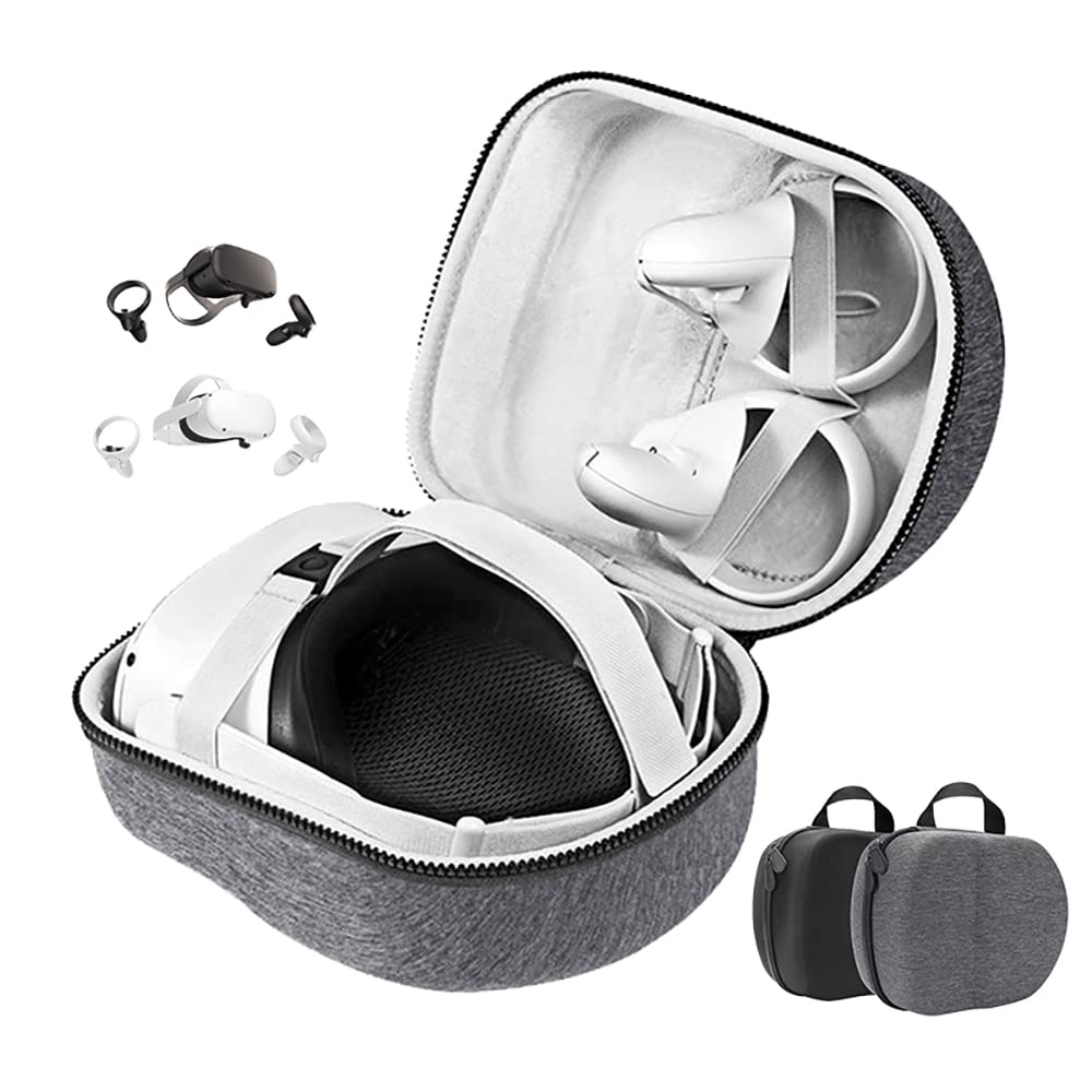 Data Frog Carrying Case For Oculus Quest 2 VR Headset Hard EVA Travel Storage Bag Protective Case For Oculus Quest Accessories
