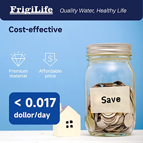 FrigiLife Ultra High Capacity Under Sink Water Filter System, 22K Gallons, Direct Connect, Removes 99.99% Chlorine, Large Particles, Bad Taste and Odor, NSF Certified