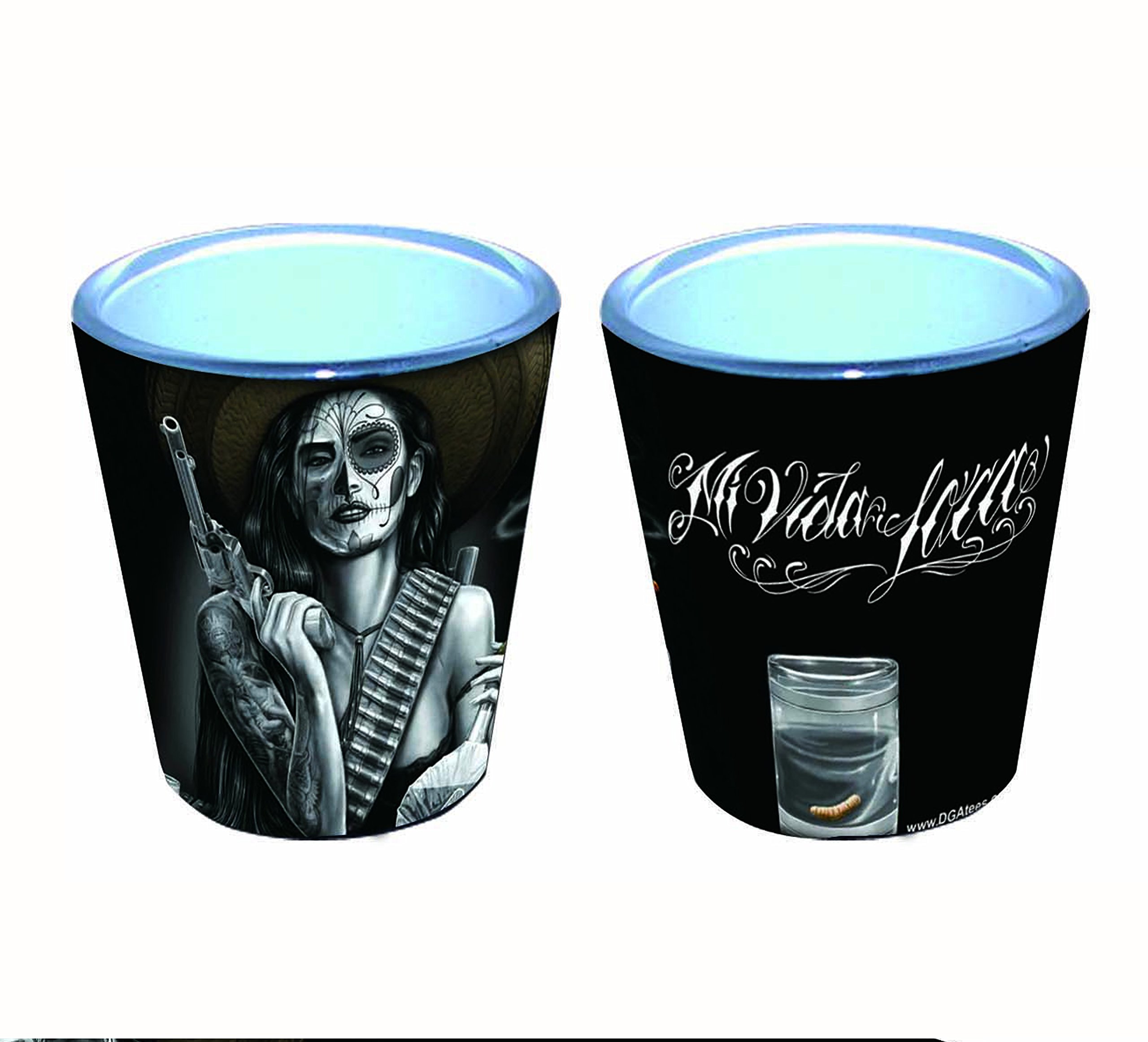 David Gonzales Art Shot Glass - Western - Set of 3