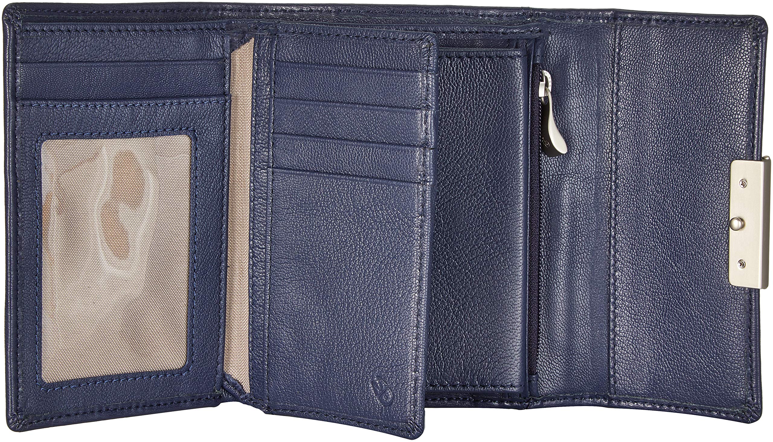 Mandarina Duck Women's Hera 3.0 Wallet, Dress Blue, 10x21x28.5 cm (B x H x T)