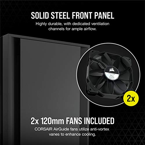Corsair 5000D Tempered Glass Mid-Tower ATX PC Case - Black