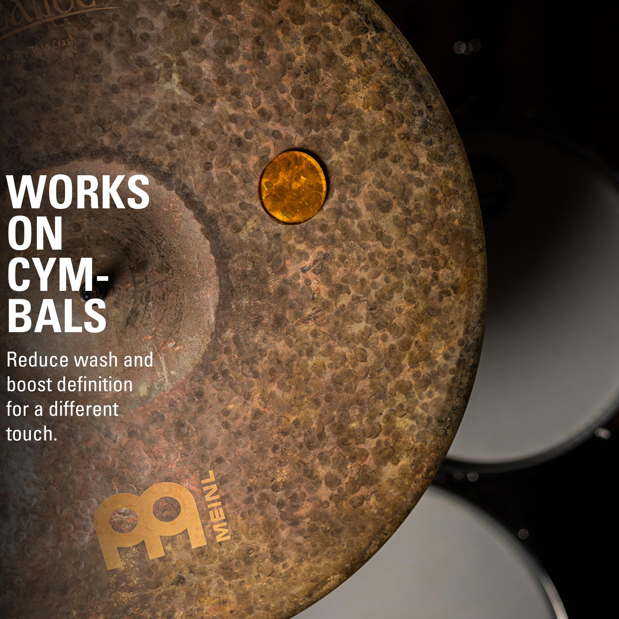 Meinl Cymbals pc Drum Honey Dampening Gel Pads, 12 Piece Assortment with Varying Sizes β Includes Container and Dividers (MDHA)