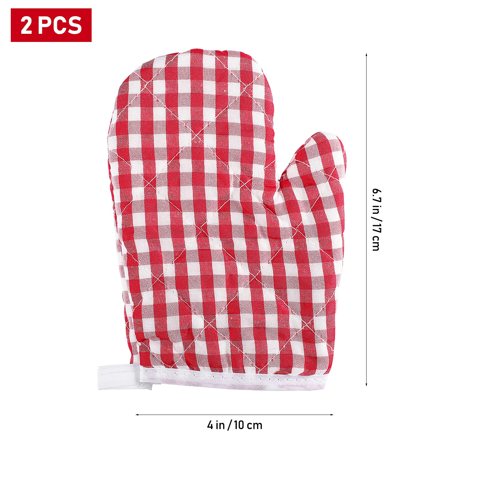 Cabilock Kids Oven Mitts for Children Play Kitchen Heat Resistant Kitchen Mitts for Kids Toddler (2pcs)