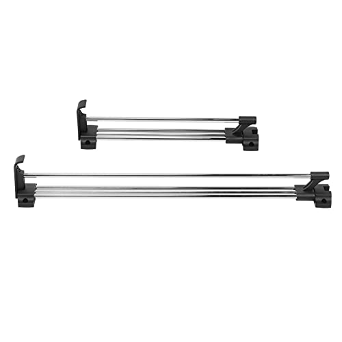 Hanging Closet Rod Expandable Storage Rack Adjustable Rod Poles for Hanging Clothes Indoor Outdoor houseware(30)
