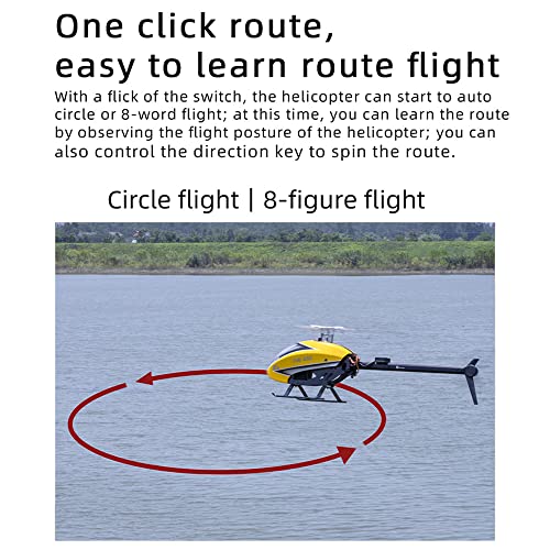 DBXMFZW RC 6CH GPS self-stabilization Rc Plane 3D Brushless All-Metal fuselage Remote Control Helicopter Smart GPS Helicopter One-Button Return Flight RC Airliner RTF