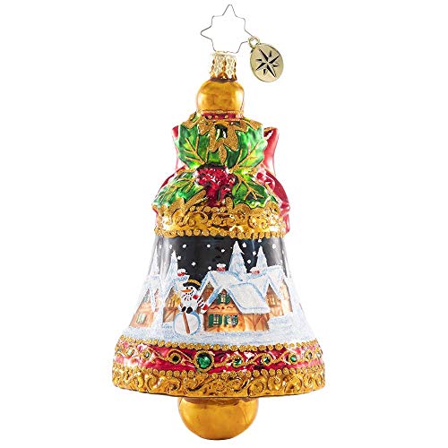 Christopher Radko Hand-Crafted European Glass Christmas Decorative Figural Ornament, Sounds of A Fanciful Christmas