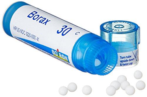 Boiron Homeopathic Medicine Borax, 30C Pellets, 80-Count Tubes (Pack of 5)