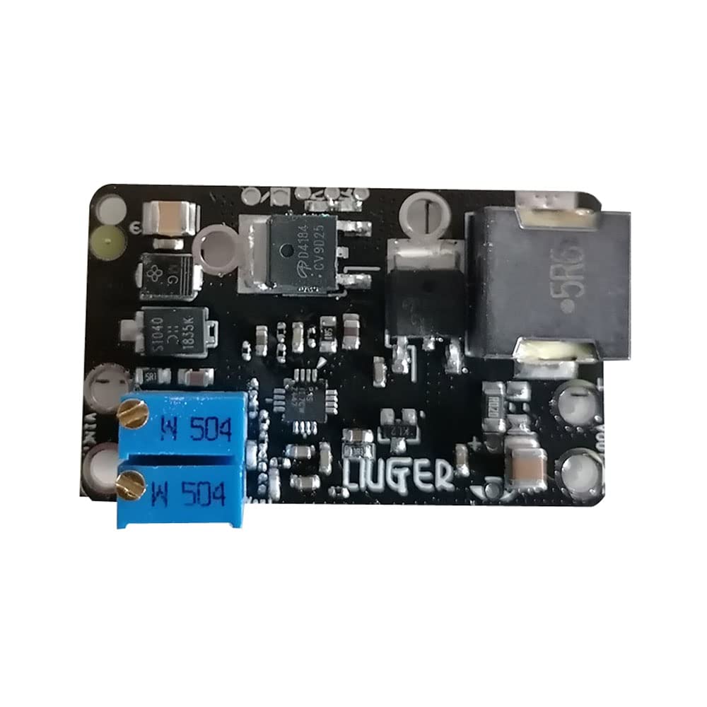 Dykbkiss BQ24650 2A 4A 8A 10A Lithium Battery Charger Module Solar MPPT Controller Buck Lead-Acid LiFePO4 Li-ion Charging 5V 12V 15V 24V Adjustable (10A)
