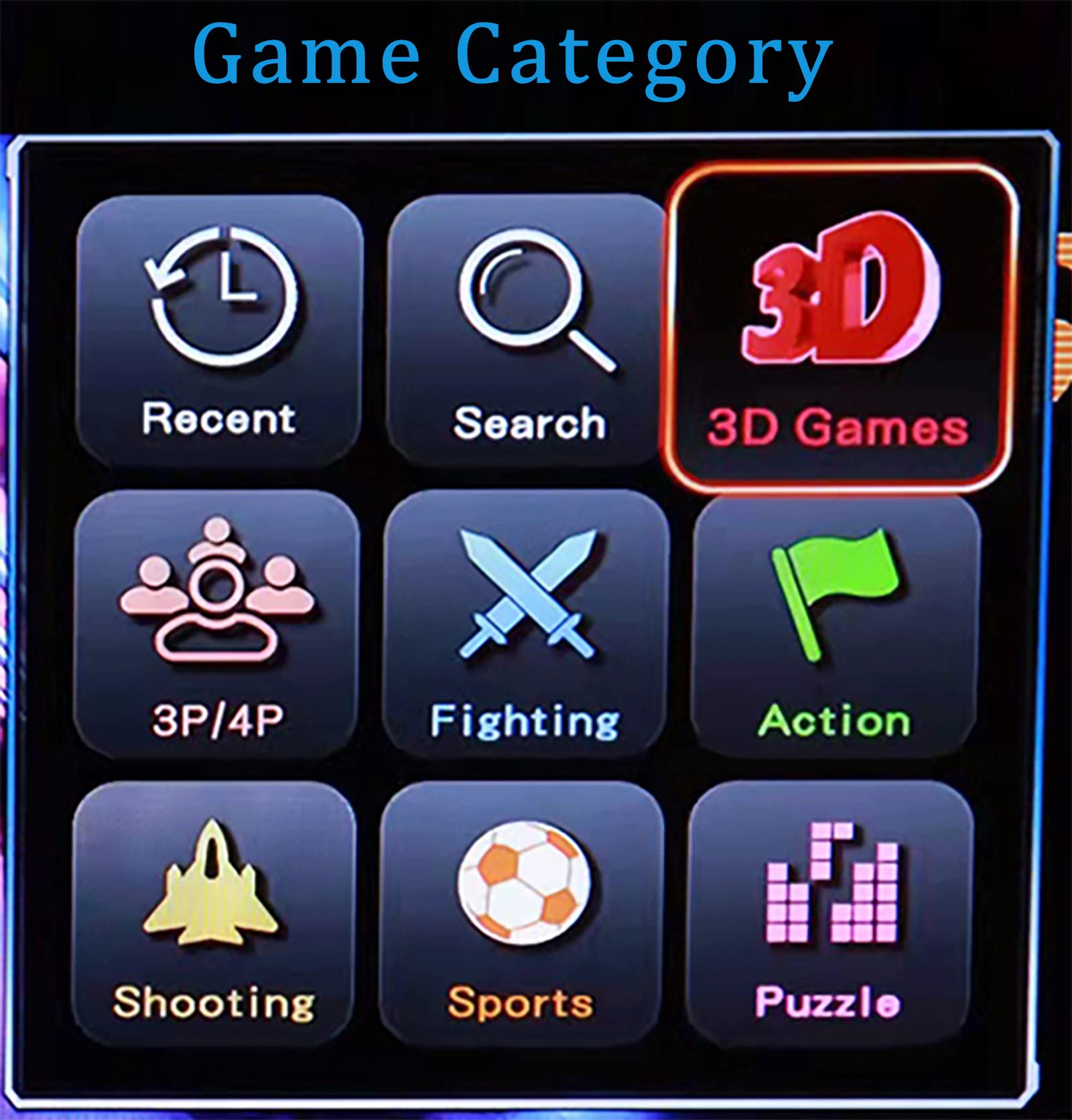 RegiisJoy 13000 in 1 Wireless Pandora Box 40S Bluetooth Arcade Game Console for PC & Projector & TV, 2-4 Players, 1280X720, 3D Games, Search/Hide/Save/Load/Pause Games, Favorite List