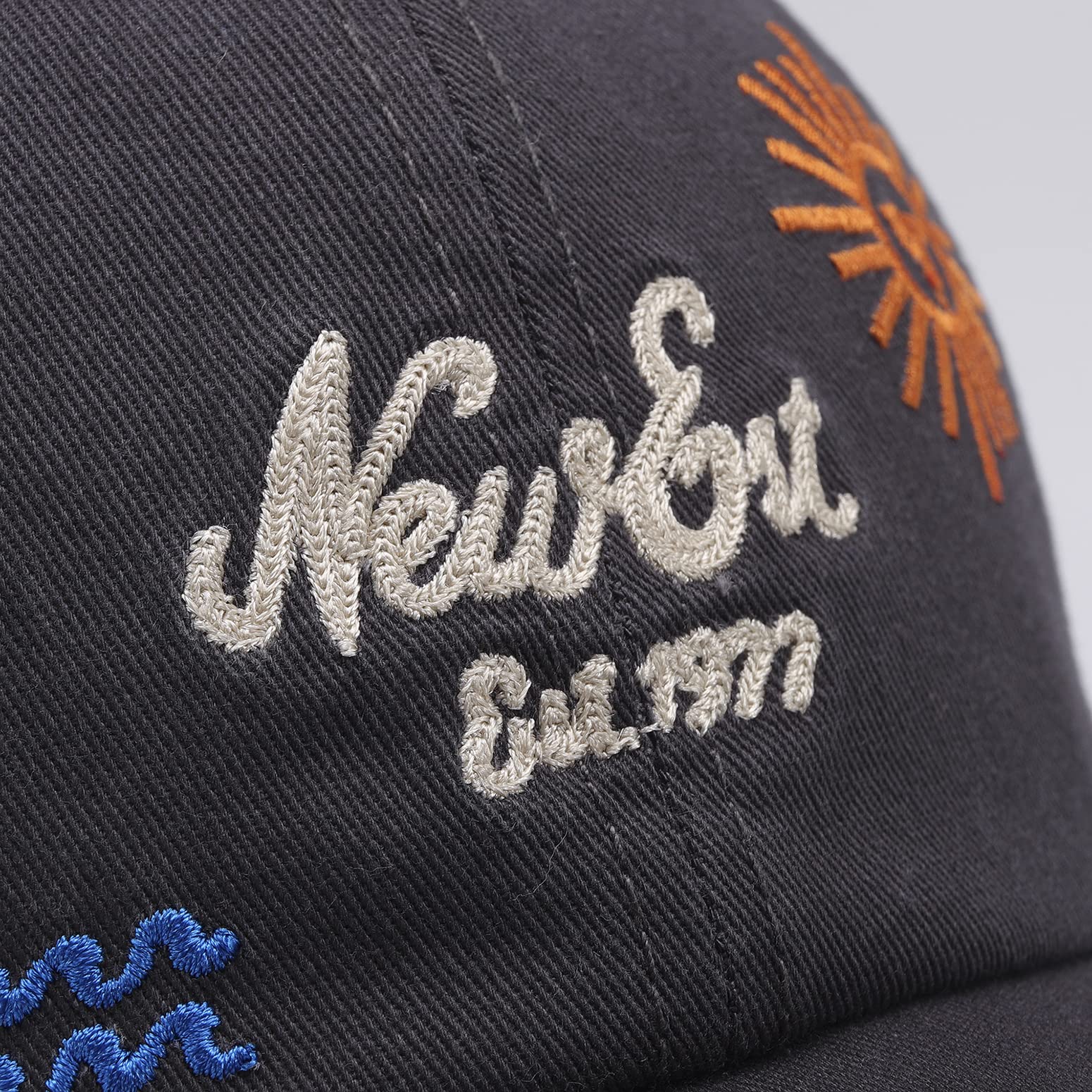 Cioatin Y2K Funny Letter Graphic Embroidery Baseball Cap Women Men Washed Distress Cotton Low Profile Dad Hat Sports Hat Black