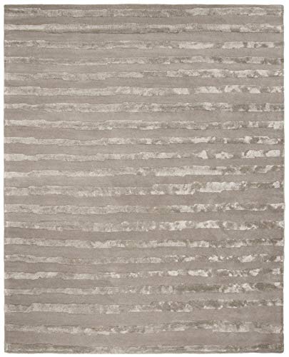 SAFAVIEH Soho Collection 9' x 12' Grey SOH519A Handmade Premium Wool Area Rug