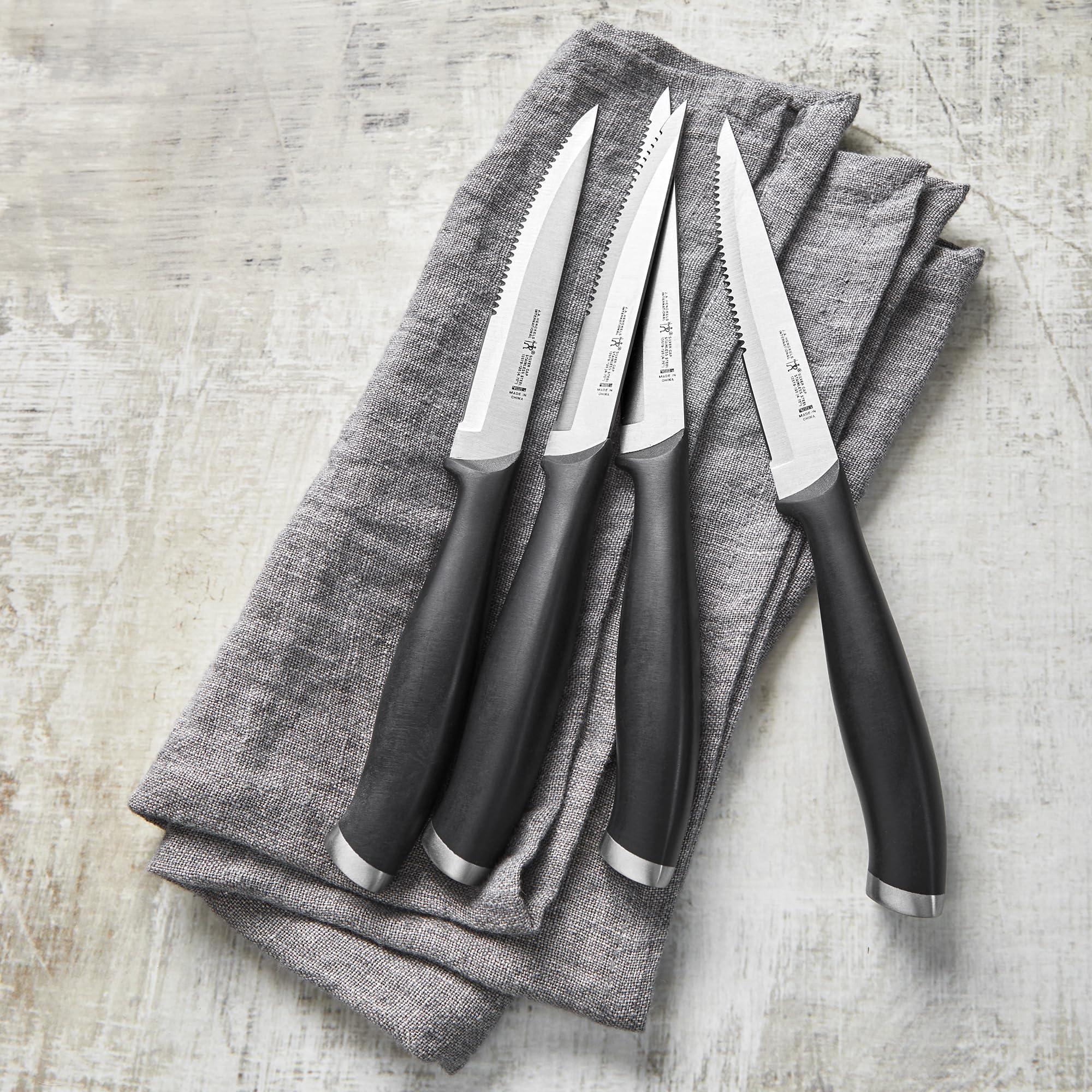HENCKELS Silvercap 4-pc Steak Knife Set, Stainless Steel