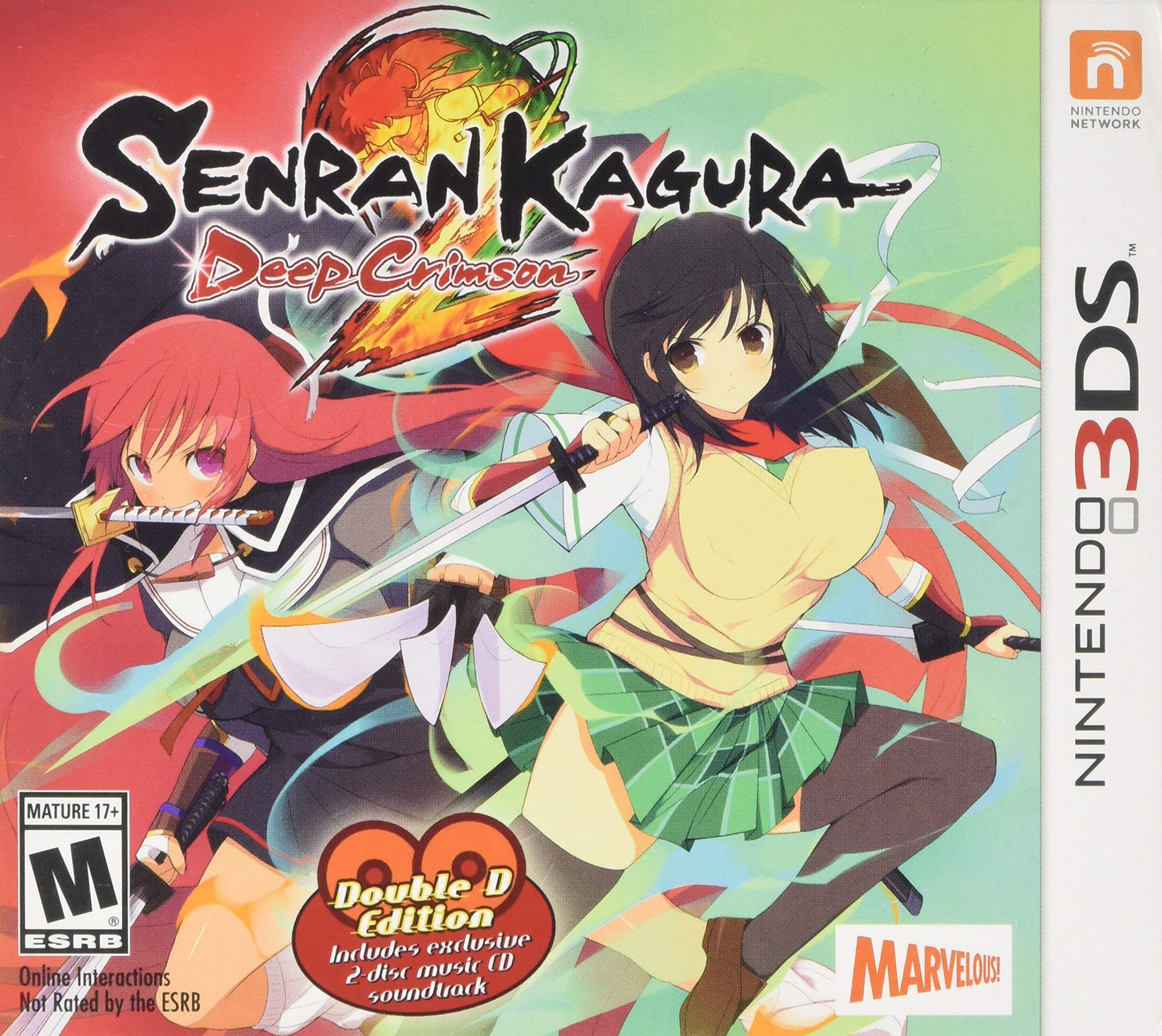 Senran Kagura 2: Deep Crimson - 'Double D' - Nintendo 3DS (Renewed)