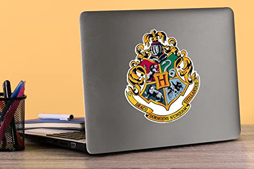 Harry Potter House Crests Sticker Pack Die Cut Vinyl Large Deluxe Stickers Variety Pack - Laptop, Water Bottle, Scrapbooking, Tablet, Skateboard, Indoor/Outdoor - Set
