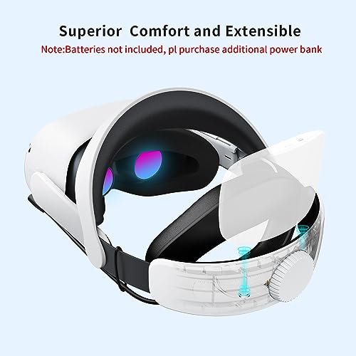 Head Strap for Oculus Quest 2, Meta Quest 2 Accessories Compatible with Quest 2, Replacement for Oculus Quest 2 Elite Strap,Adjustable Oculus Quest 2 Head Strap with Enhanced Support