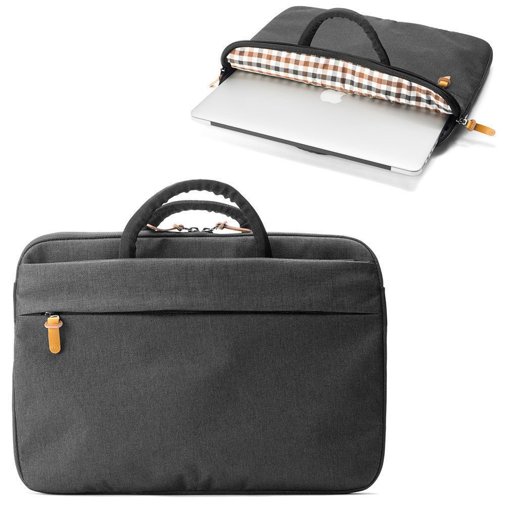 Booq Superslim 13 Laptop Case | Black/Tan