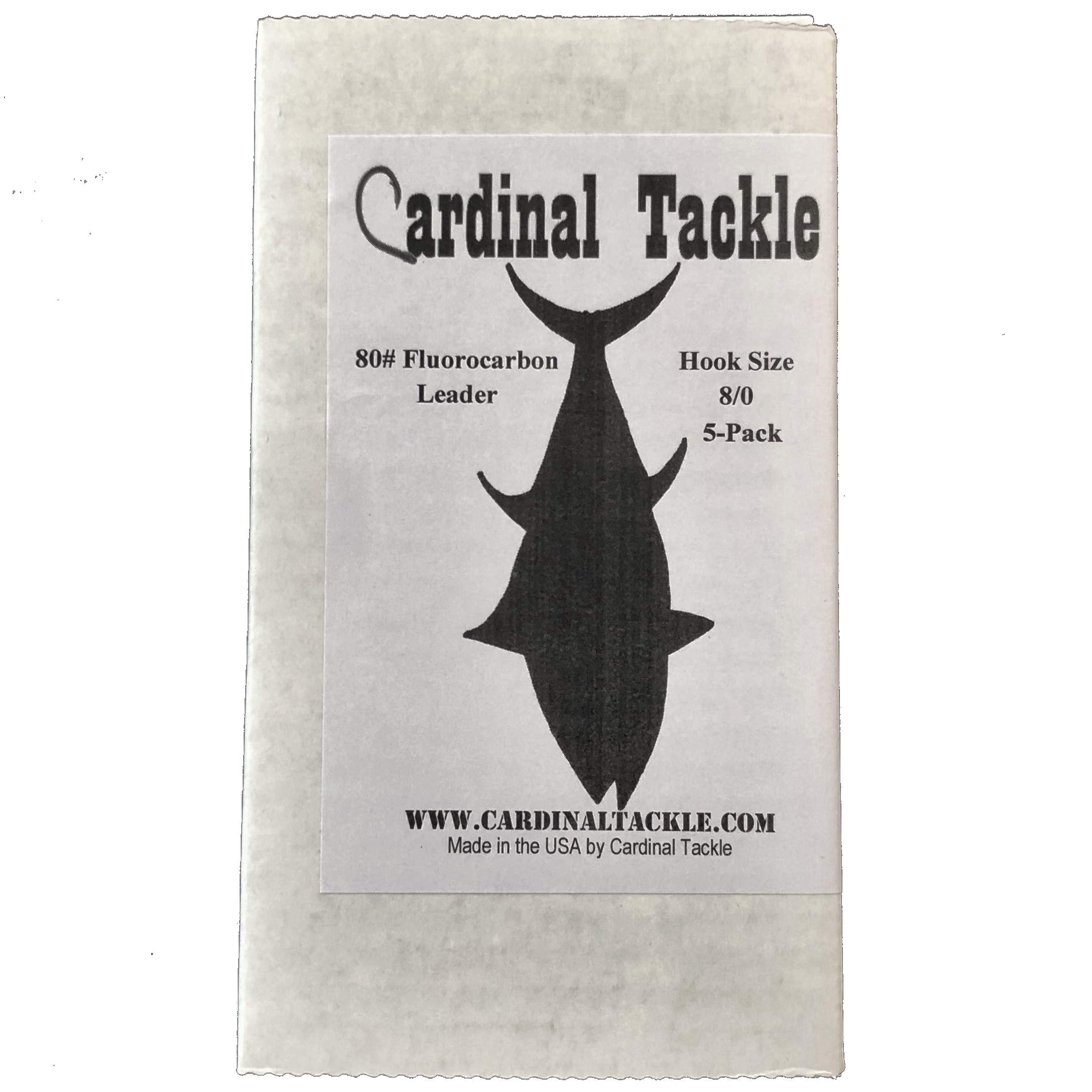 Cardinal Tackle 8/0 80 Fluoro Chunking Rig 5-Pack
