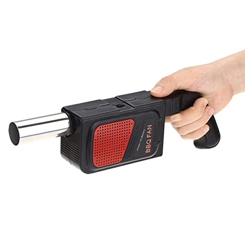 Handheld Electric BBQ Fan, Portable Handheld Electric BBQ Fan Blower for Barbecue Fire Bellows Outdoor Picnic Camping Cooking Lighter Tools