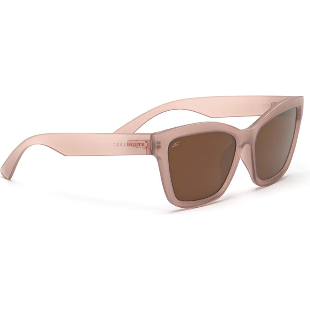 Serengeti Rectangular Rolla Matte Crystal Pink-Saturn Drivers, Multi, One Size