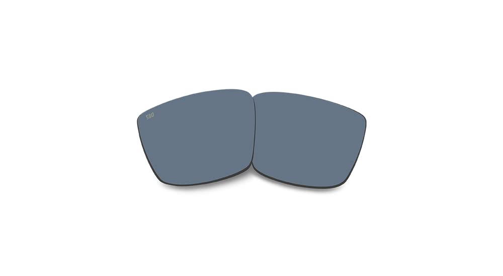 Costa Del Mar Reefton 6S9007 900706 64MM Blue Mirror 580P Plastic Polarized Replacement Lenses for Men for Women For Men For Women+ BUNDLE with Designer iWear Eyewear Kit