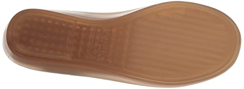 Mini Melissa Girls Flat Sandals, Beige, 4 Big Kid
