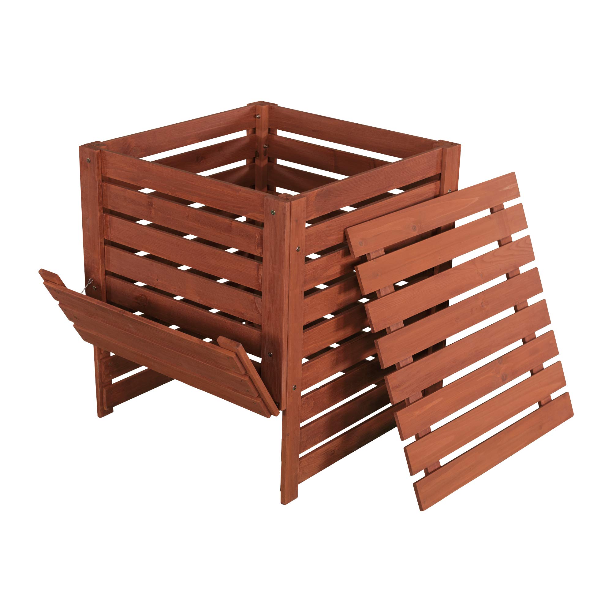 Leisure Season CB2730-I Outdoor-composting-Bins, Medium Brown