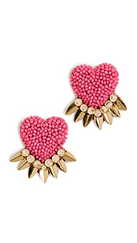Deepa Gurnani Women's Danika Earrings, Hot Pink, One Size