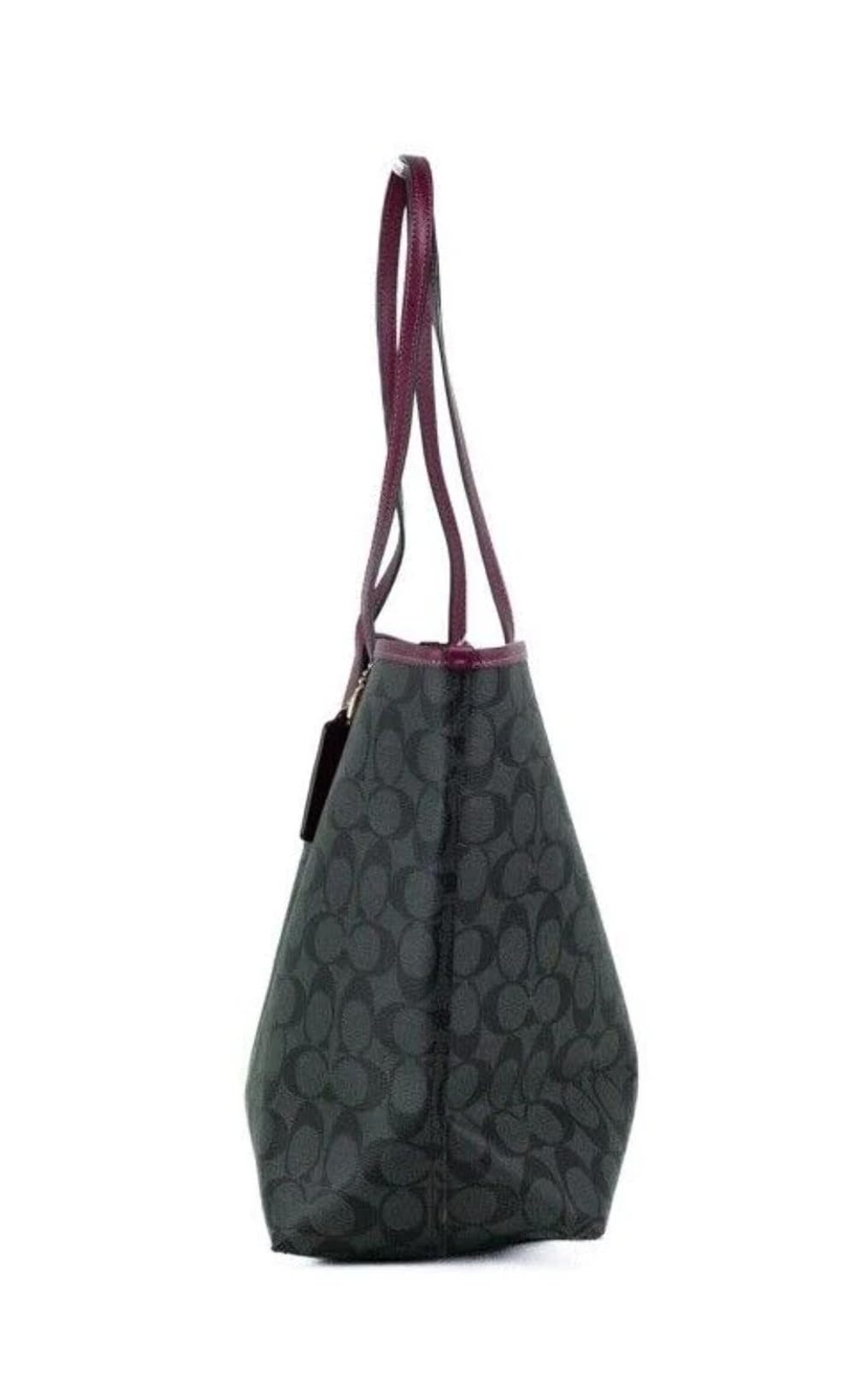 COACH Tote, Graphite Black Cherry