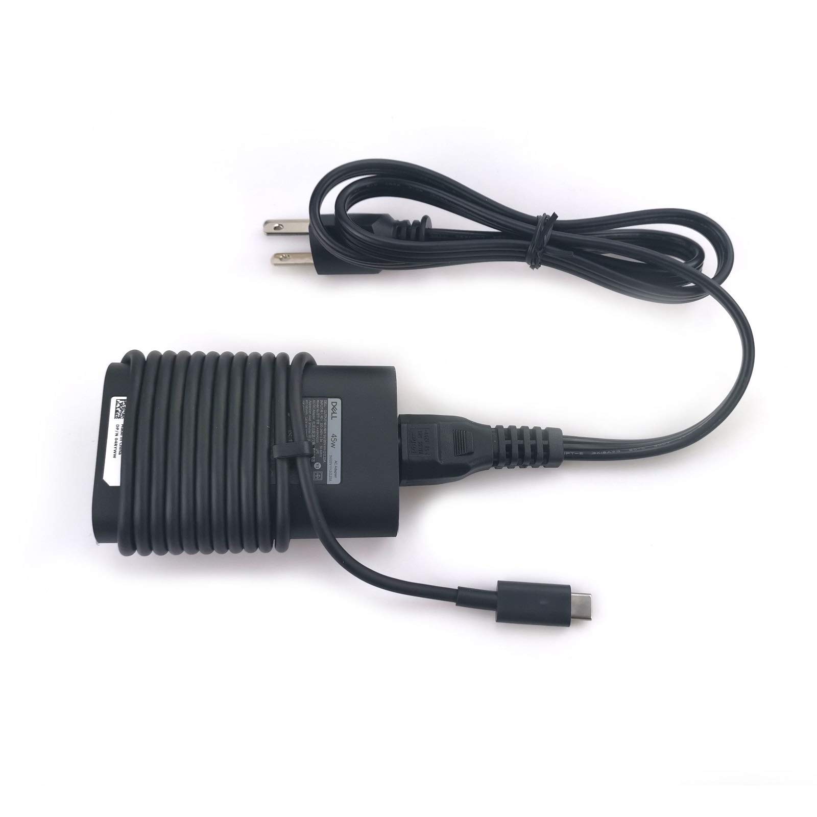 New Genuine Dell 45W USB-C Power AC AdapterWith Cord AA45NM150