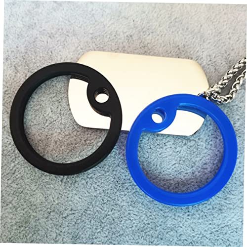 Name Tag Silencer 20Pcs Dog id Silencer pet Supplies pet Collar silencers Silicone Silencers Pet Mute Circle Mute Circles Dog Supplies for Tag Silicone Tag Silencer