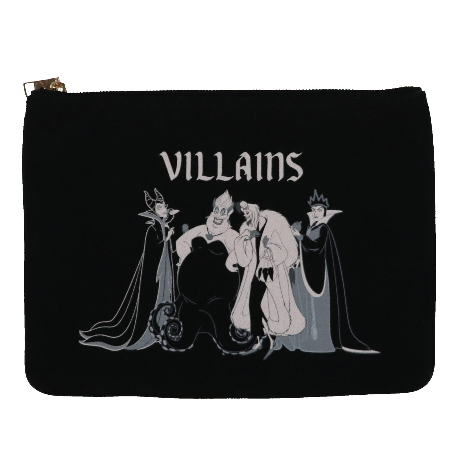 COACH Women's Large Wristlet 30 (Canvas/Leather - Villains Motif - Black Multi)