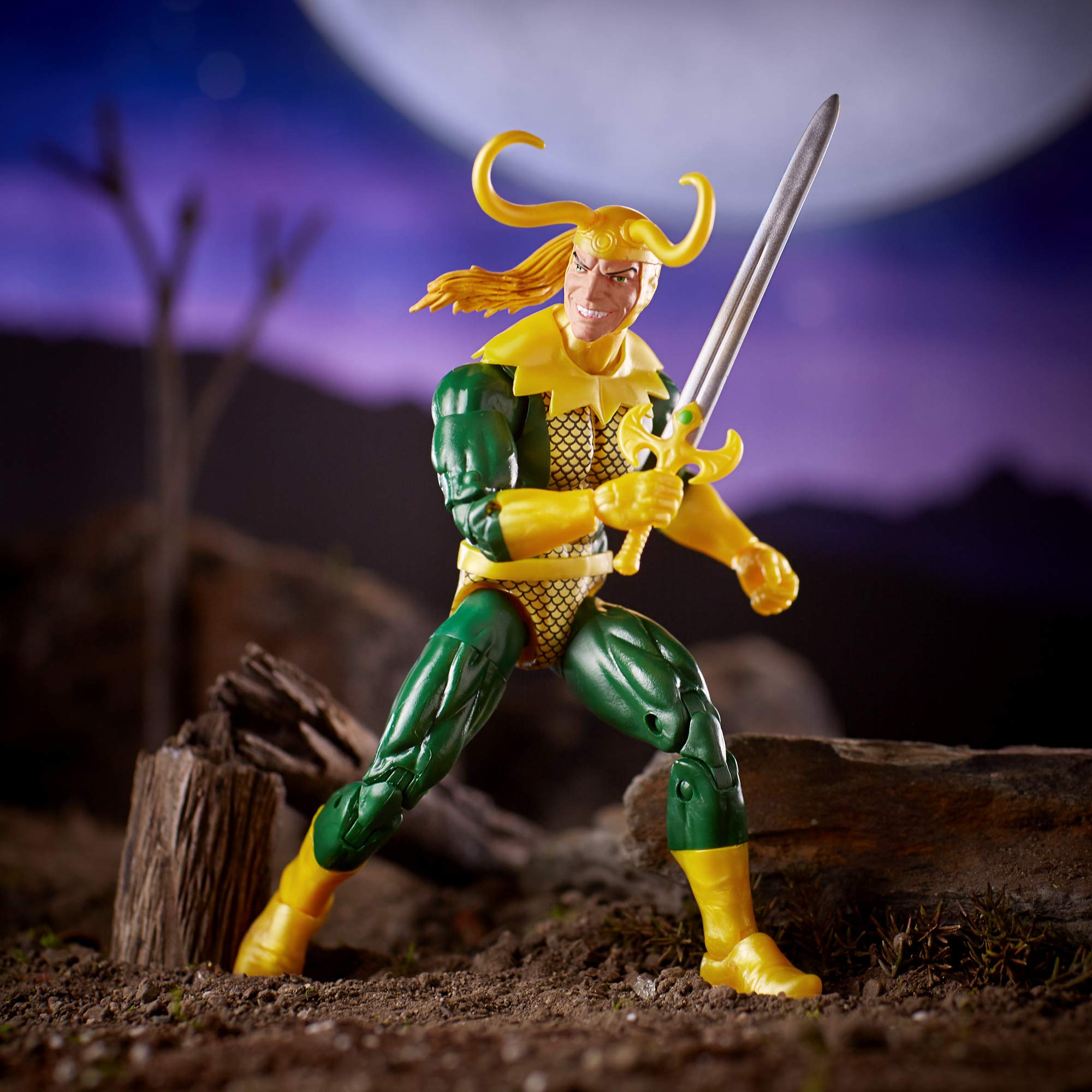 Marvel Legends Series Loki 6' Collectible Marvel Comics Action Figure Toy for Ages 6 & Up with Accessory & Build-A-Figurepiece
