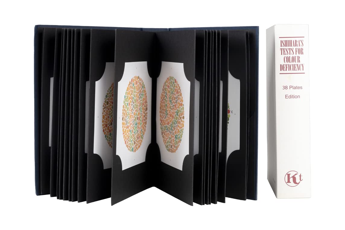Kanehara Ishihara Test Chart Books, for Color Deficiency-38 Plate (Complete Edition) Book