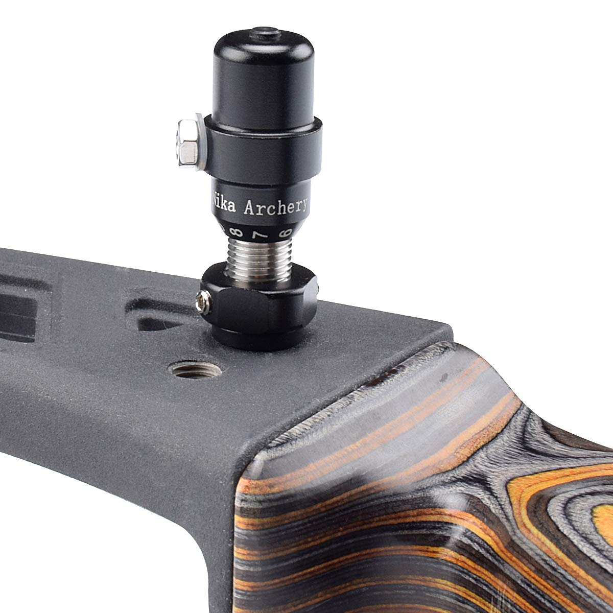 Chuangtong Archery Plunger and Rest - Recurve Bows Screw-in Pressure Button Metal Rest Color Black Right Hand