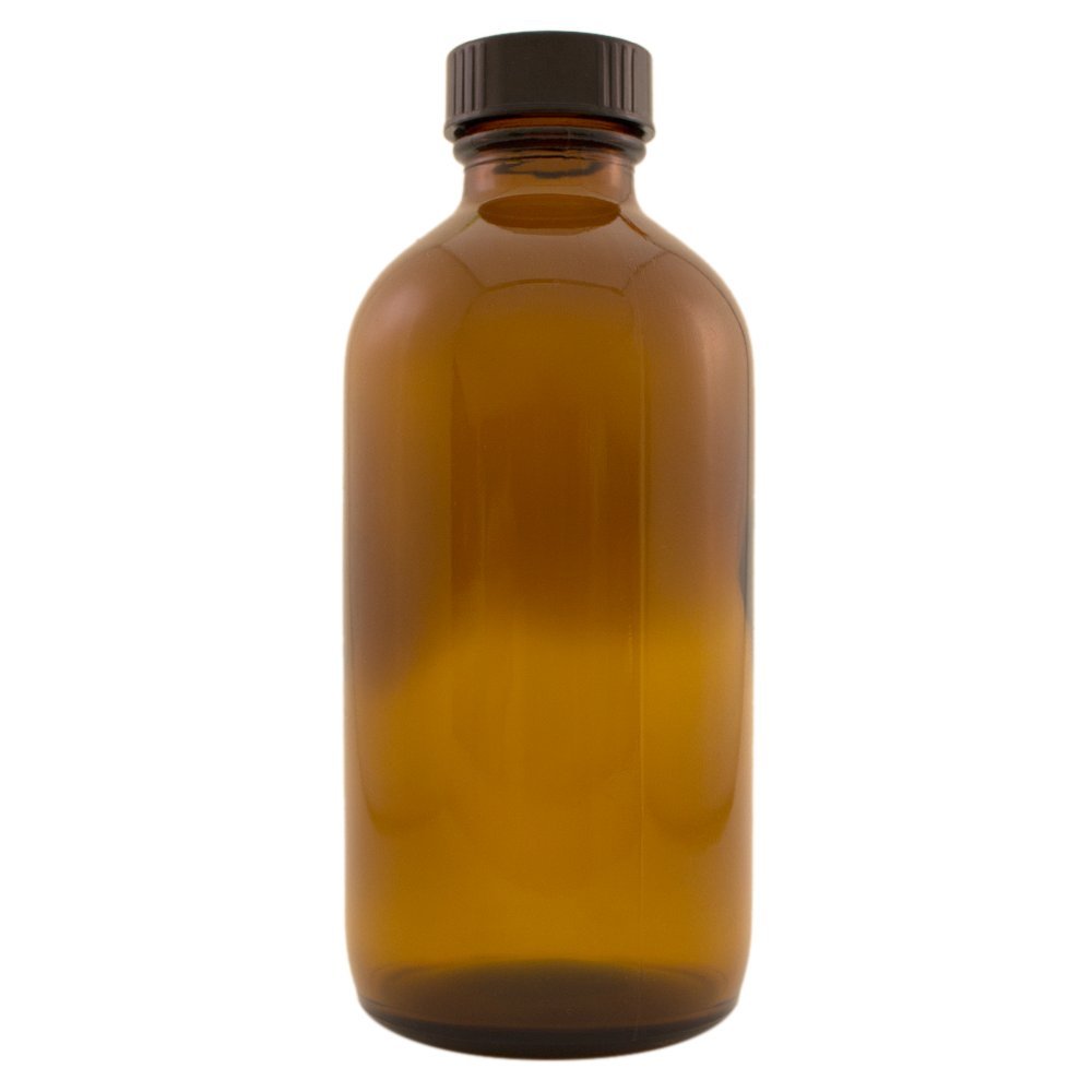 Greenhealth - 8 Oz Amber Glass Bottle with Phenolic Lid