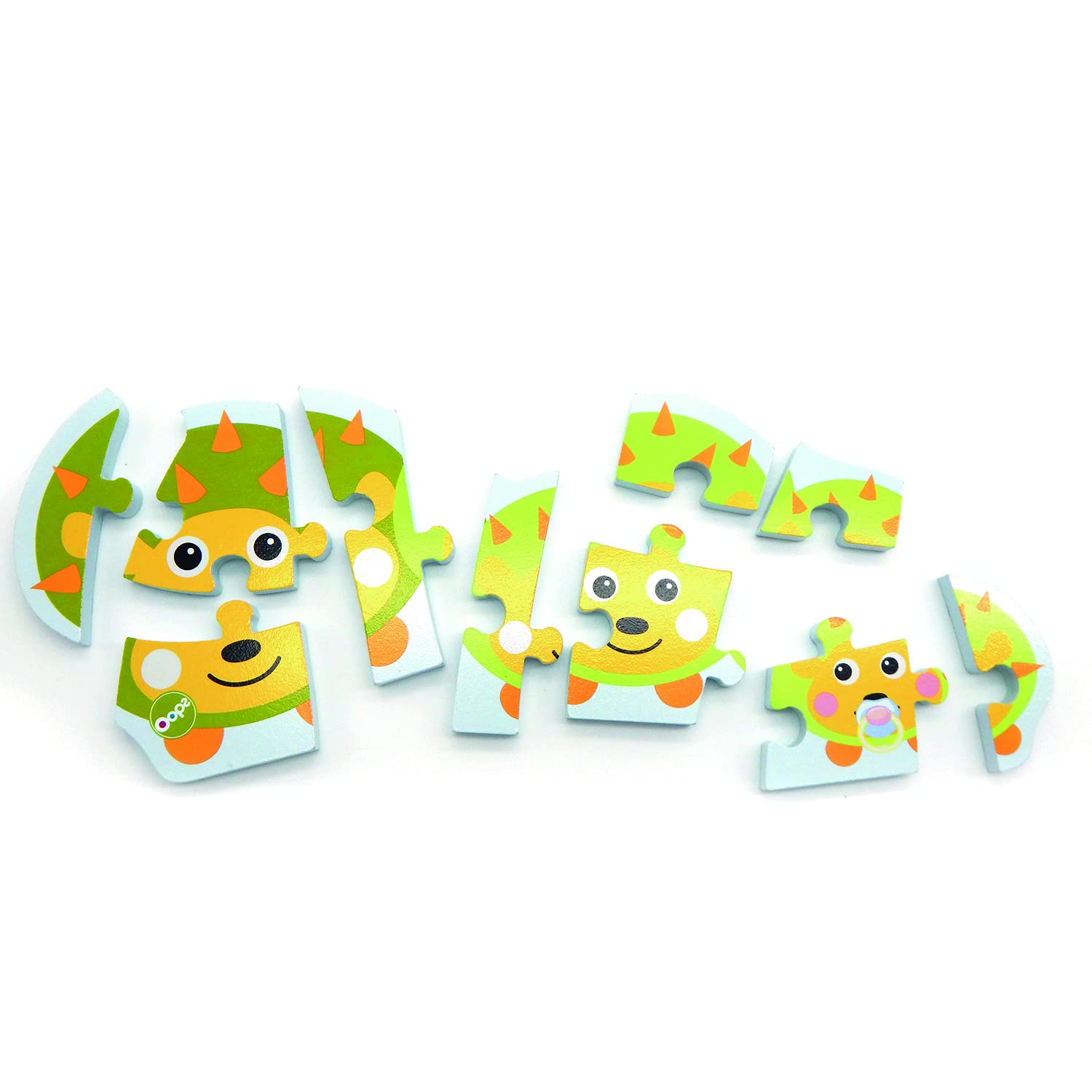 Wooden Puzzle | OOPS® | Two Puzzles in One, Hedgehog