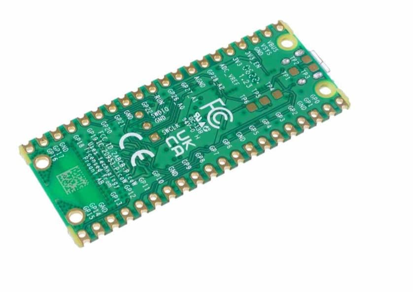 DVOZVO Raspberry Pi Pico W with Pre-Soldered Pin Headers, Raspberry Pi RP2040 Chip, WiFi Wireless Connectivity,Pico WH with USB Cable