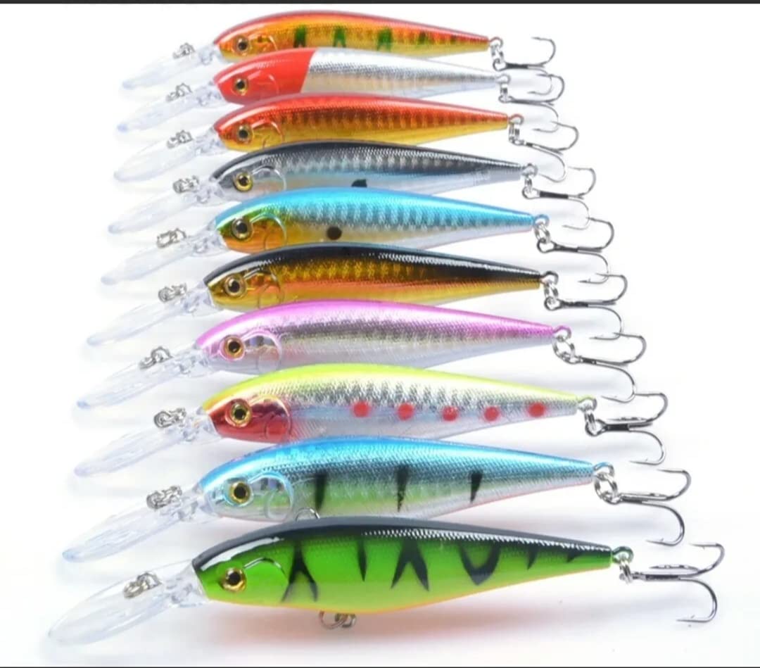 Crankbaits Minnow Fishing Lures wobbler 10pack lot