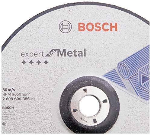 Bosch Professional 2608600386 Grinding Disc for Steel, Black, 230 x 8 mm