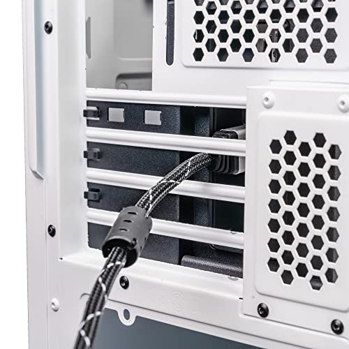 Cooler Master Vertical GPU Holder Kit V3, for E-ATX/ATX/mATX PC Case & PCI-E 4.0 Devices, Adjustable Modular Video Card Support, Thick SGCC Steel Bracket, 165 mm Riser Cable Included - Black