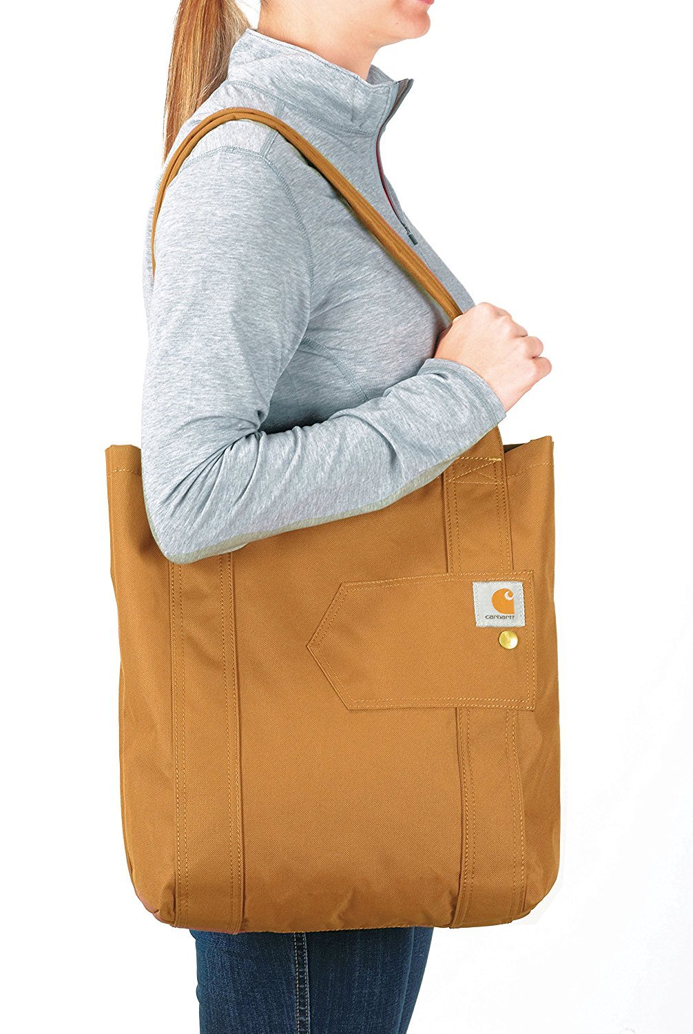 Carhartt Vertical Open Tote Carhartt Brown
