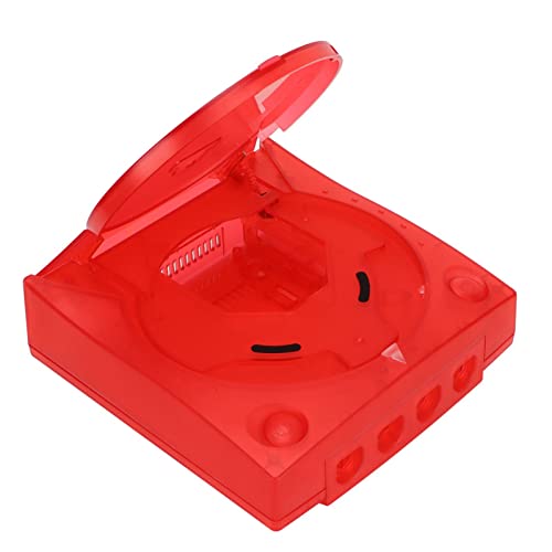Case Shell, Translucent Red Compact Translucent ABS Shell Case for SEGA Dreamcast DC for Friends