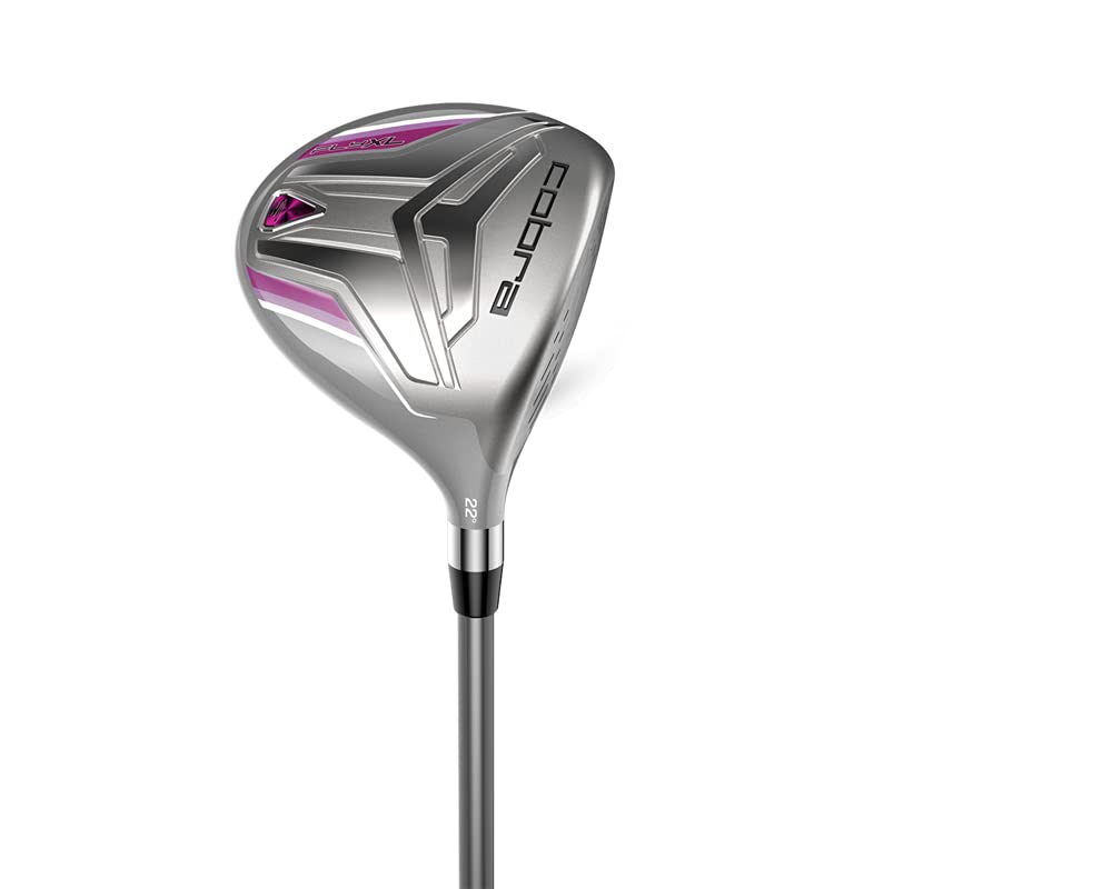 Cobra Golf 2021 Fly XL Complete Set Cart Bag Silver-Plum (Women's Petite Right Hand, Graphite Woods-Graphite Irons, Ladies Flex, Putter, Cart Bag)