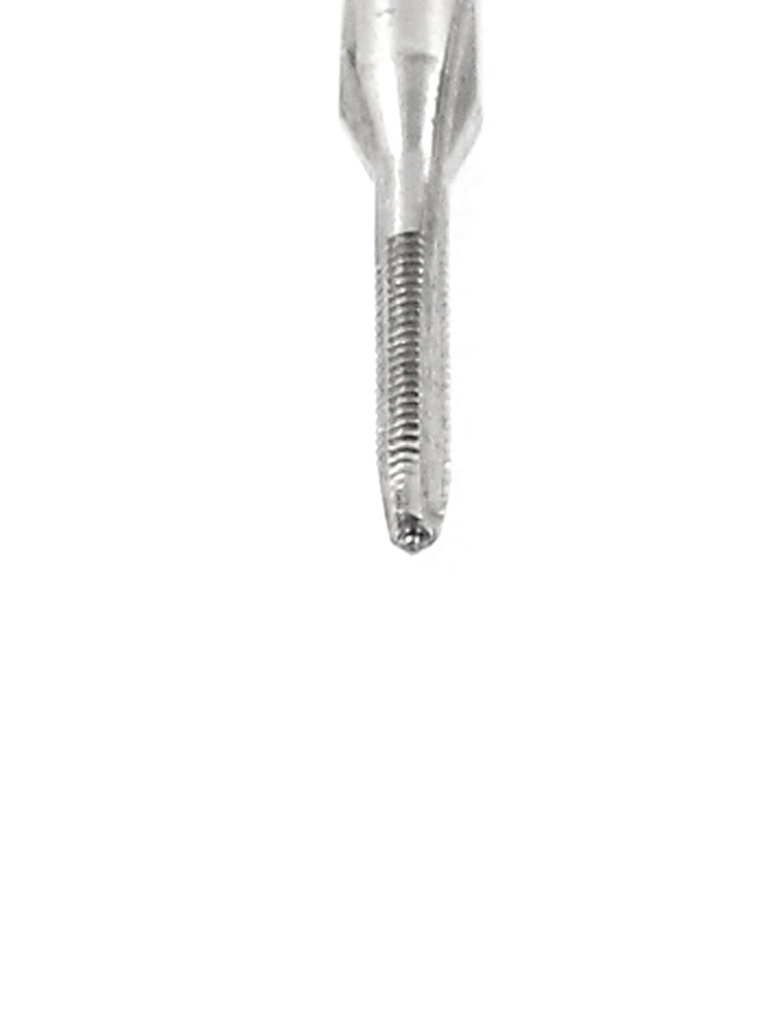 uxcell 10 Pcs Square Head HSS 1.2mm 3-Flute Machine Screw Thread Tap