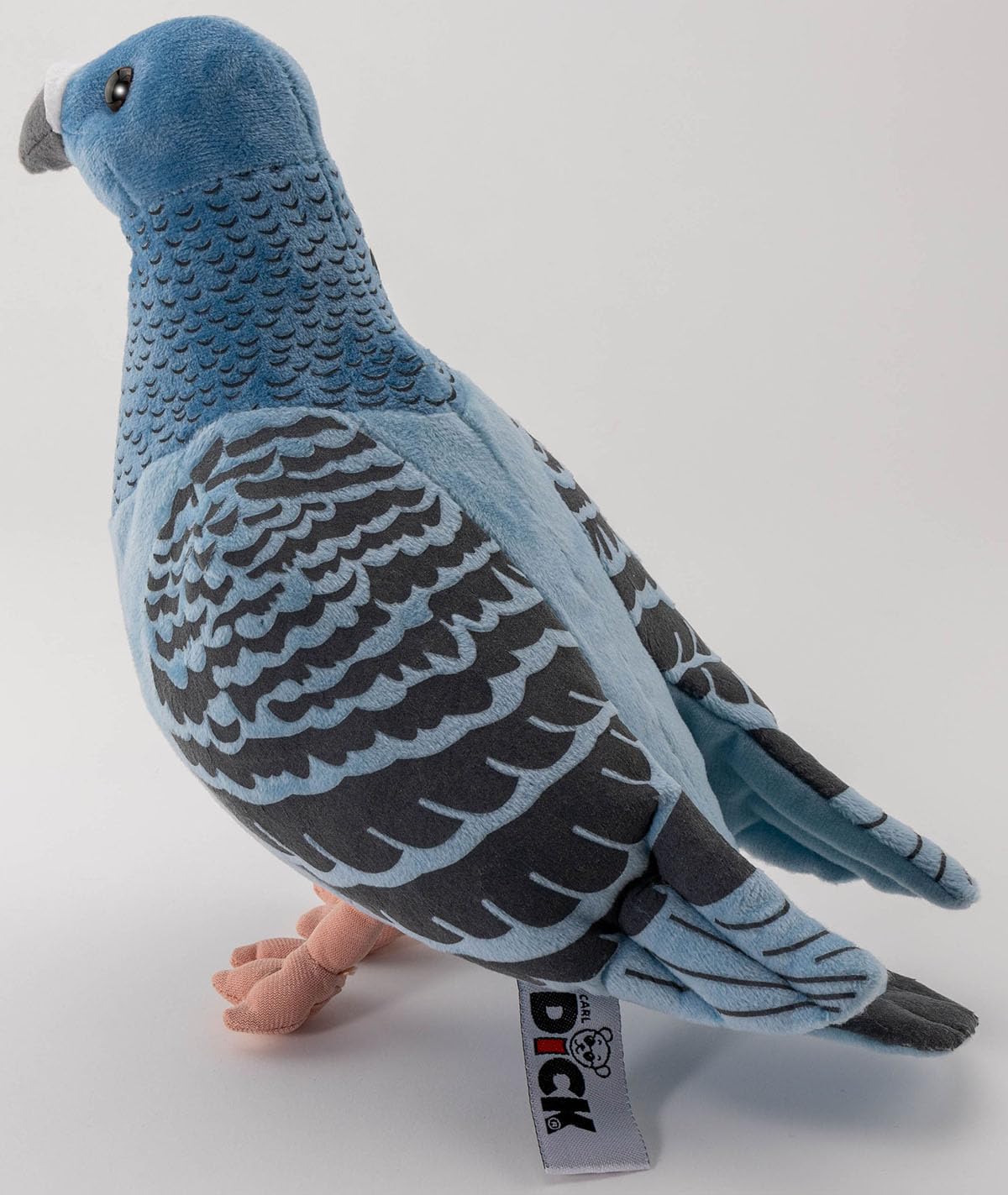 Carl Dick Dove, Pigeon blue 8 inches, 24cm, Plush Toy, Soft Toy, Stuffed Animal 3299